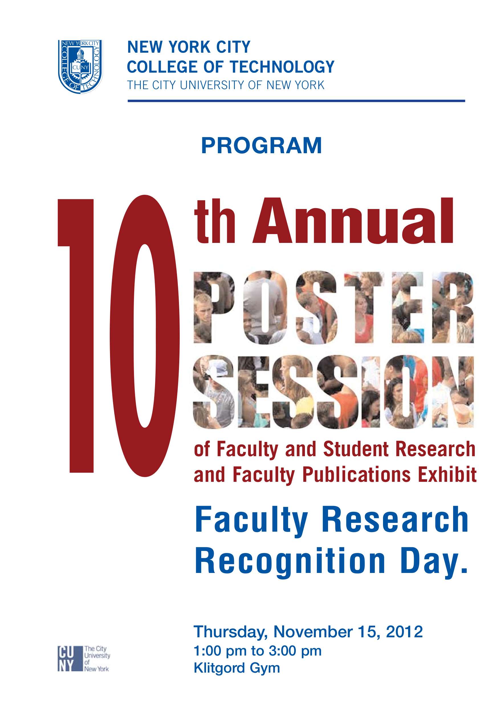 Annual Poster Session of Faculty and Student Research and Faculty ...