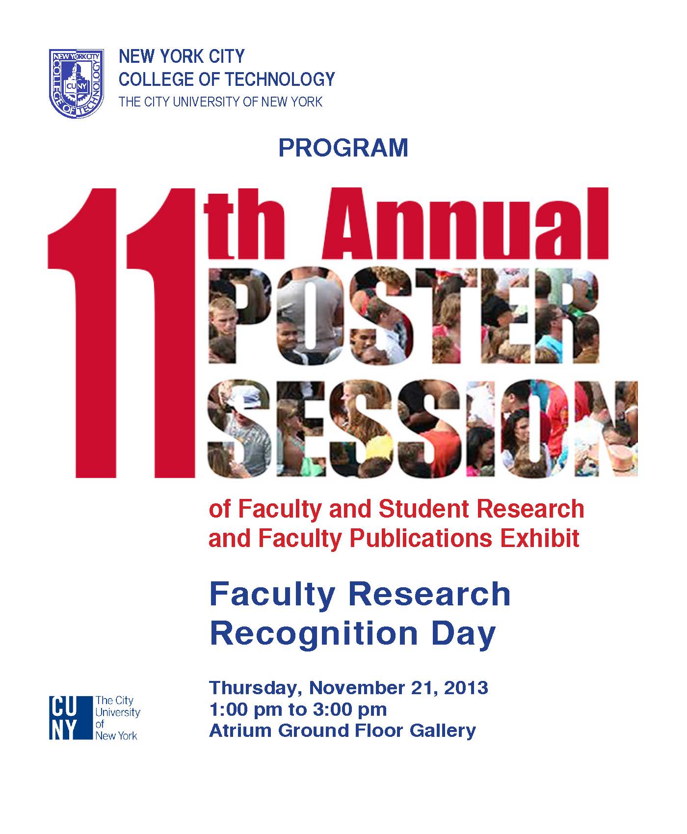 Annual Poster Session of Faculty and Student Research and Faculty ...